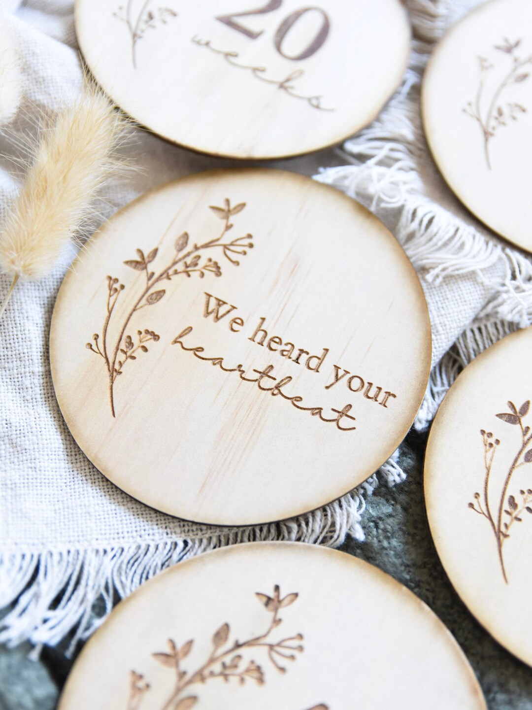 Pregnancy Milestone and Tracking Disc Set - Etsy