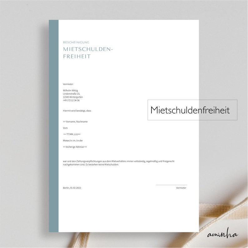 Wohnungsbewerbung für Paare in deutsch vollständige Bewerbermappe für ...