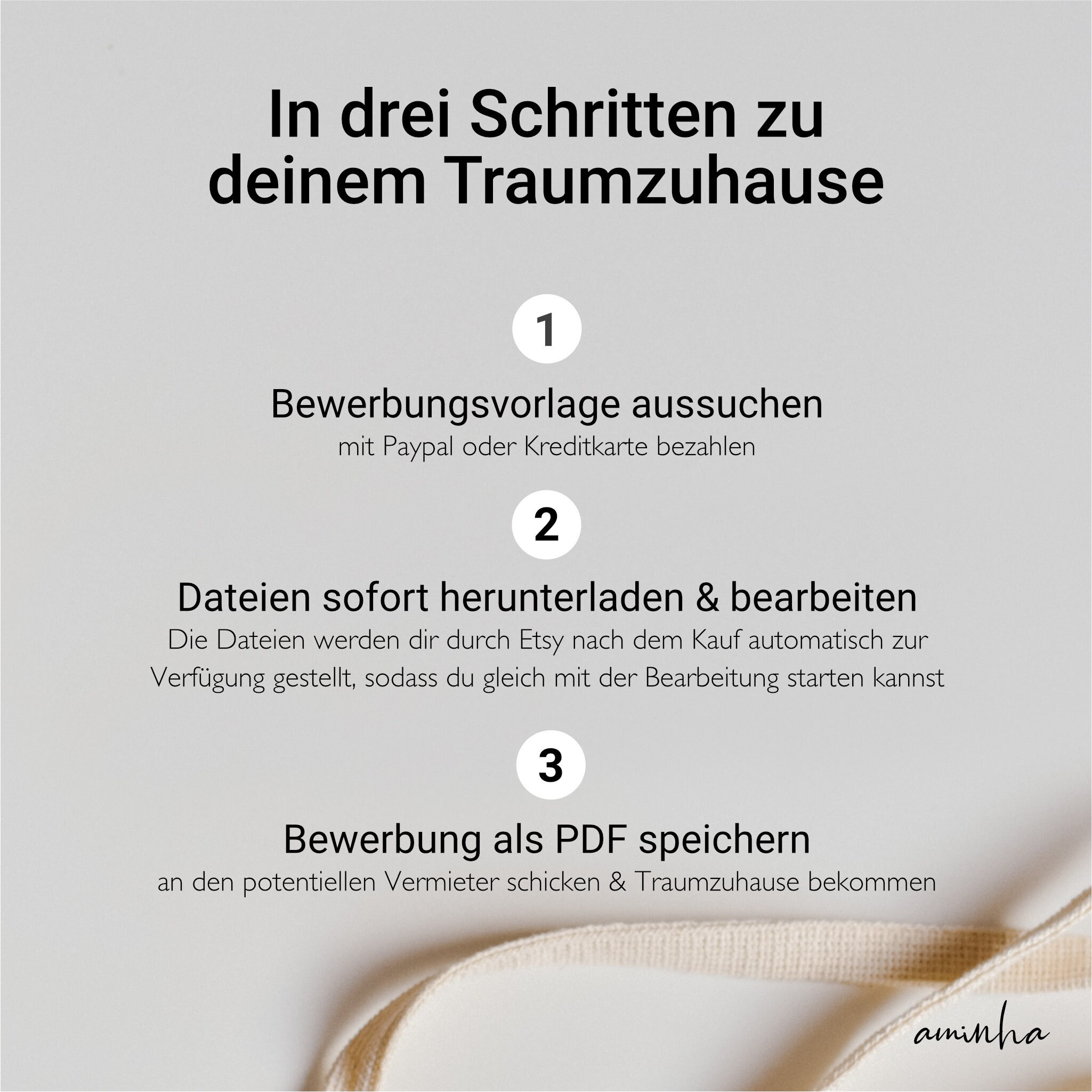 Wohnungsbewerbung für Paare in deutsch komplette Bewerbermappe für das ...