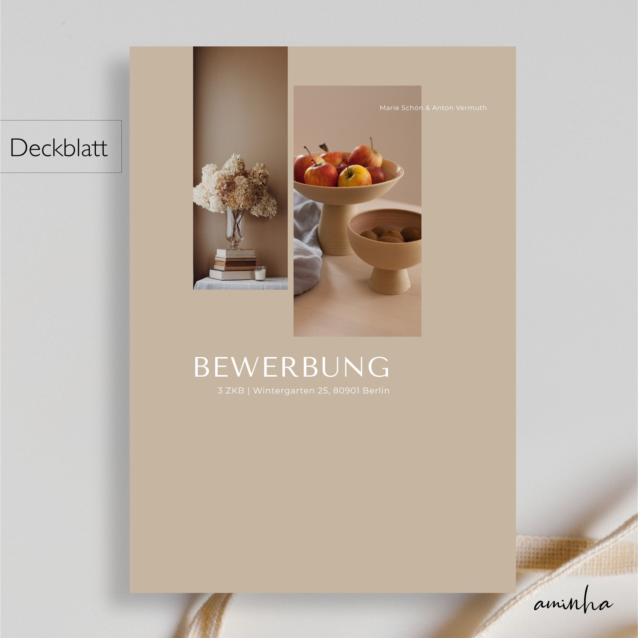 Wohnungsbewerbung für Paare in deutsch komplette Bewerbermappe für das ...