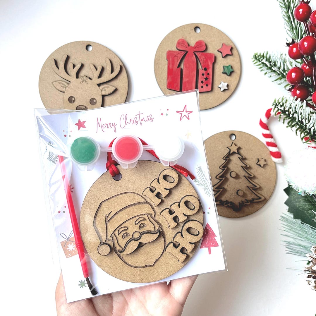 Ornament Kit for Kids - Christmas Eve Box Filler - Diy Ornament ...