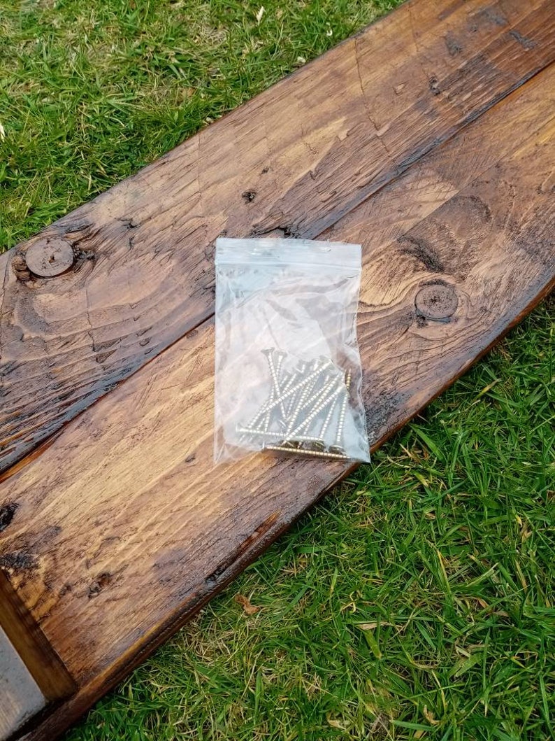 Rustic Reclaimed Pallet Wood Raised Garden Bed - Etsy UK