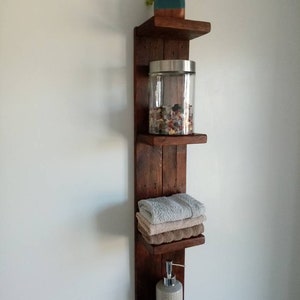 Reclaimed Wooden Shelving Unit Handcrafted From Upcycled Pallet Wood ...