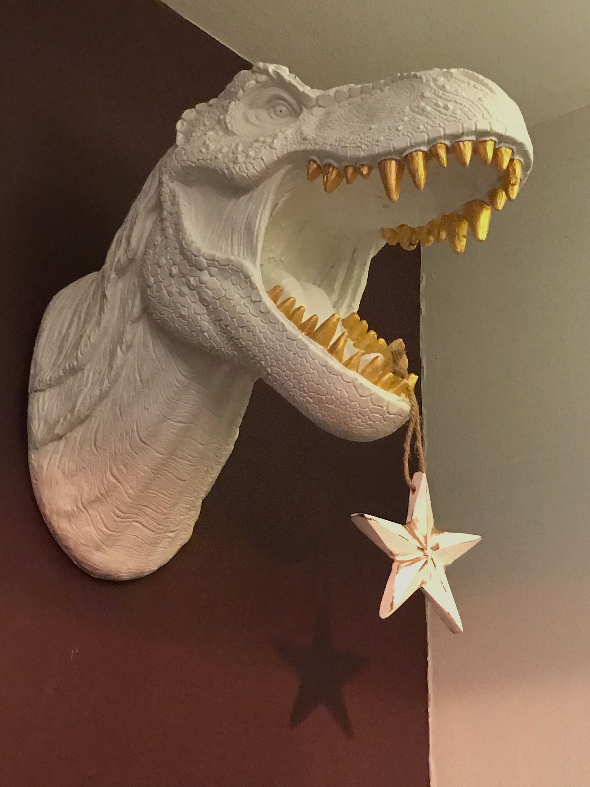 Large T-rex Head, Customised Wall Art, Decor, Children, Cocktail Bar ...