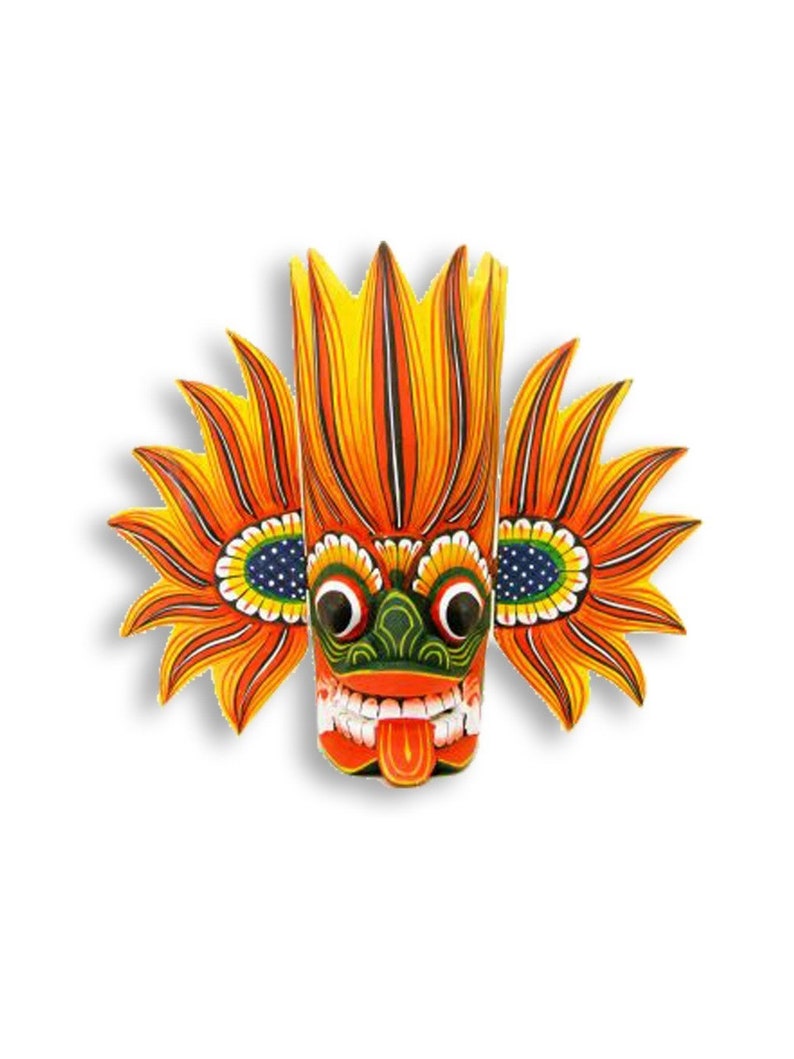 Gini Raksha Mask - 10'' - Etsy