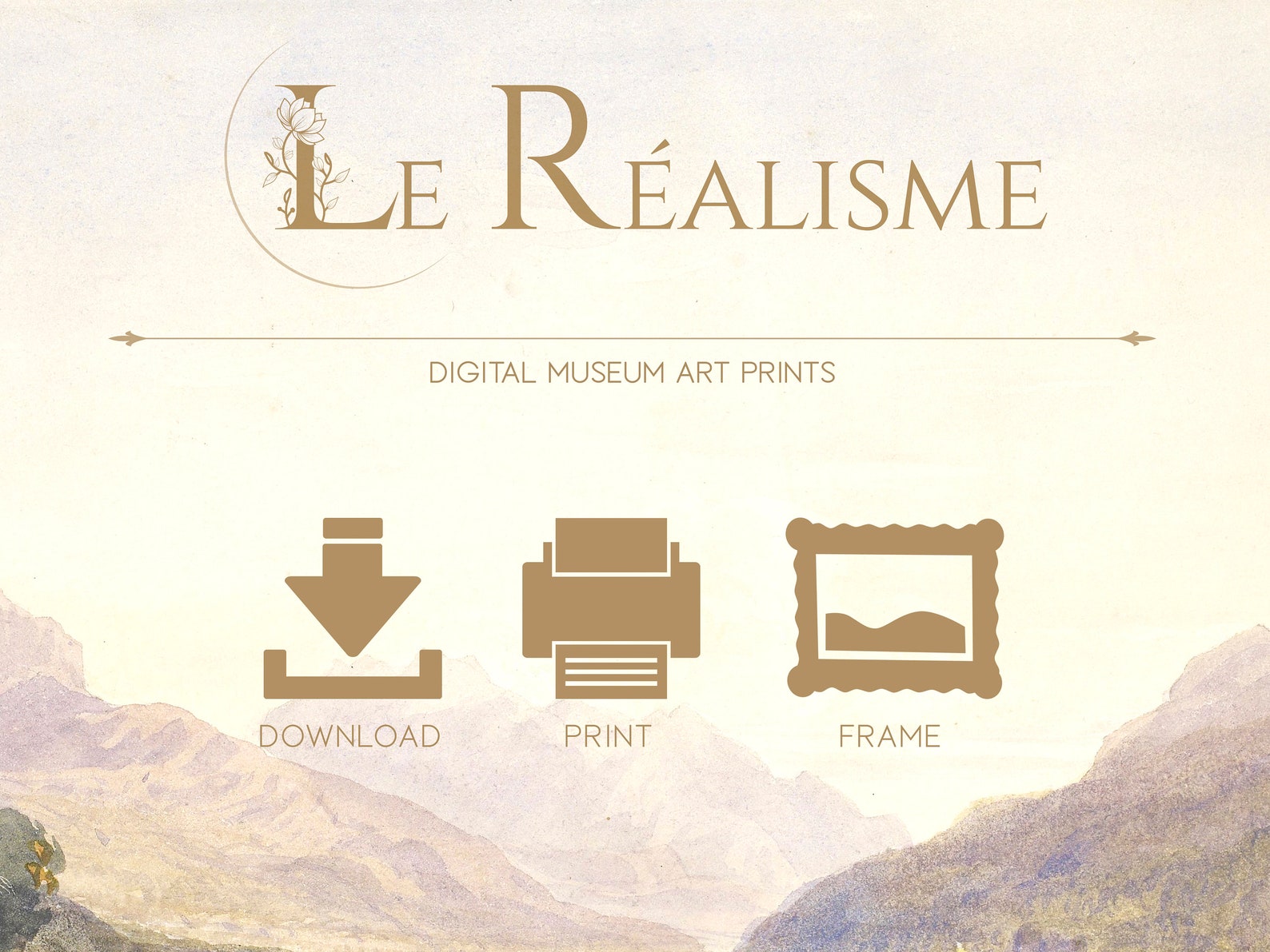 Vintage Flower Print Cottage Wall Decor Printable Art No. 0066 - Etsy