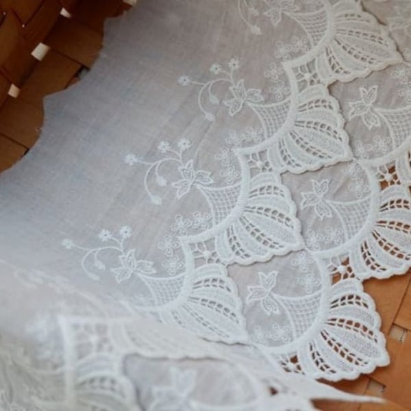 White Cotton Lace - Etsy