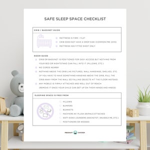 Printable Baby Prep Checklist | Pregnancy Planner Printable | Newborn ...