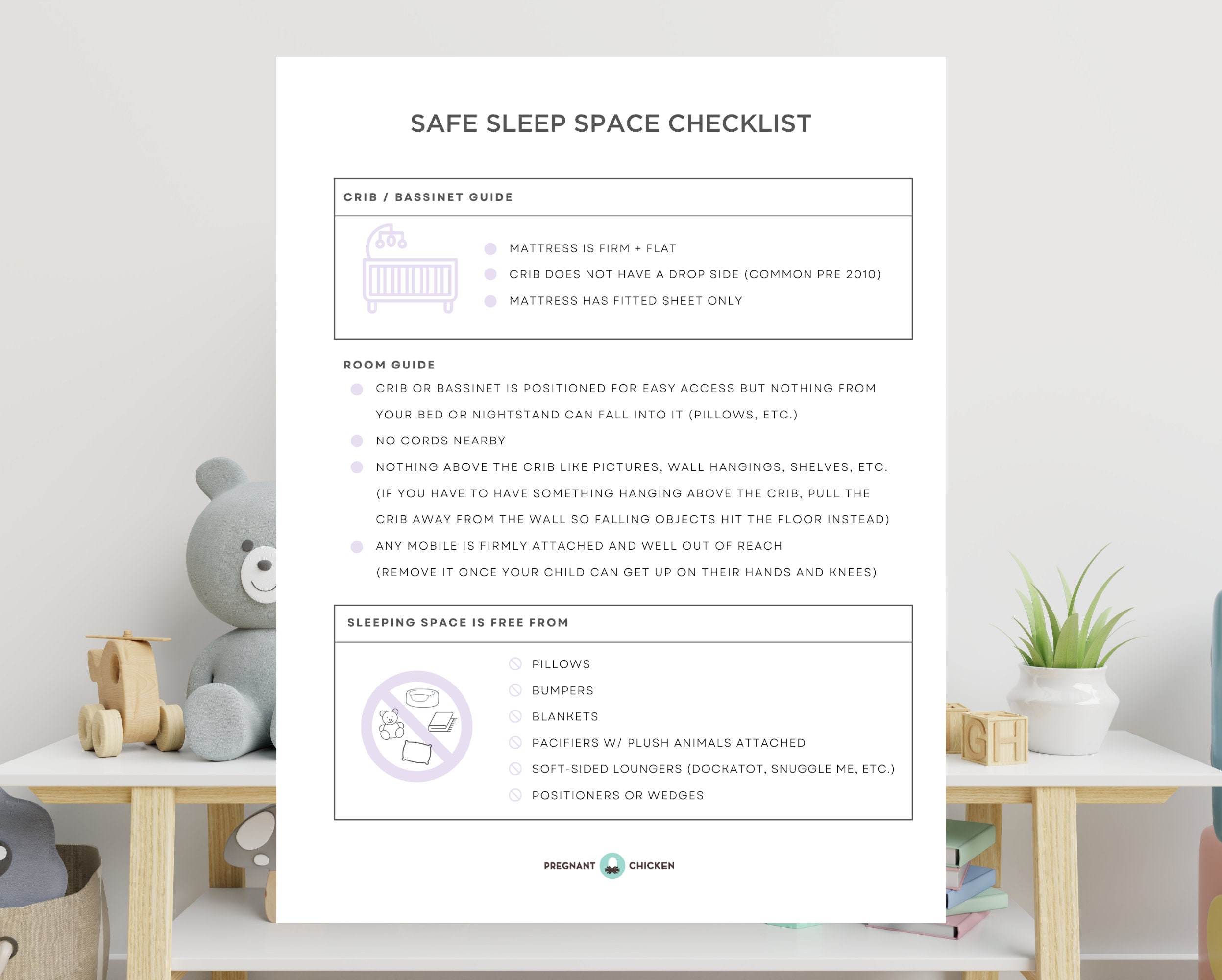 Printable Baby Prep Checklist | Pregnancy Planner Printable | Newborn ...