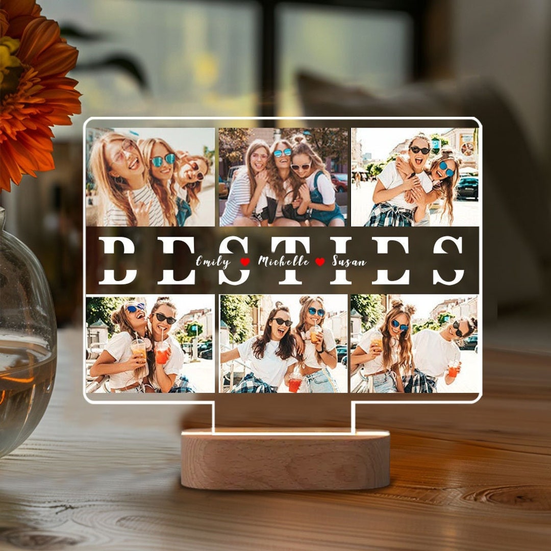 Custom Collage Picture Plaque, Personalized Room Decor, Dorm Decor for ...