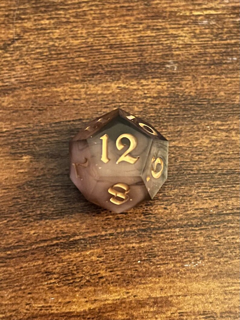 Cafe Au Lait Coffee DND Tabletop RPG Polyhedral Dice - Etsy