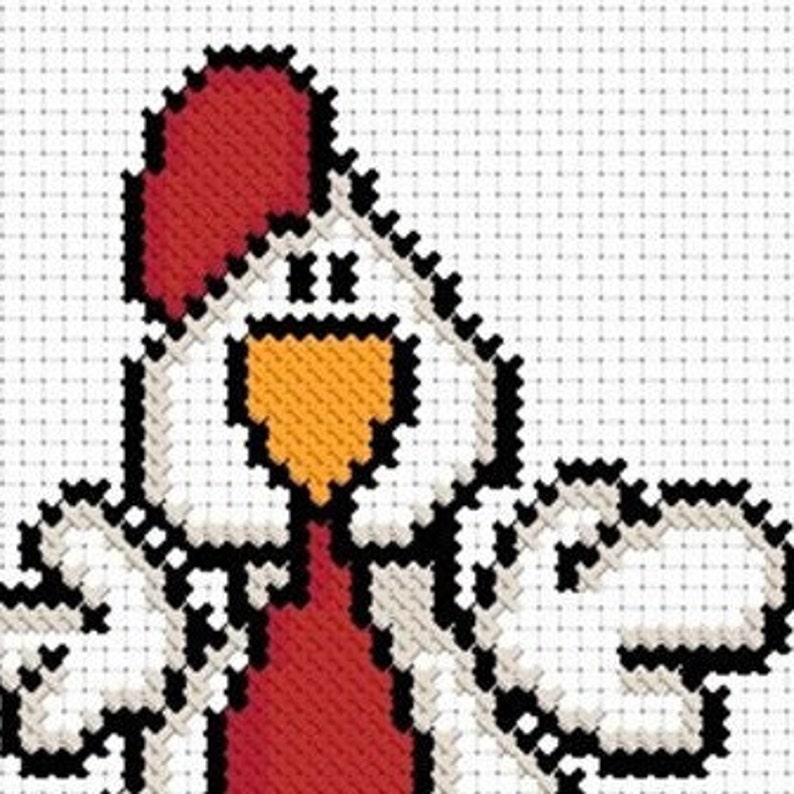 Cross Stitch Pattern Chicken - Etsy