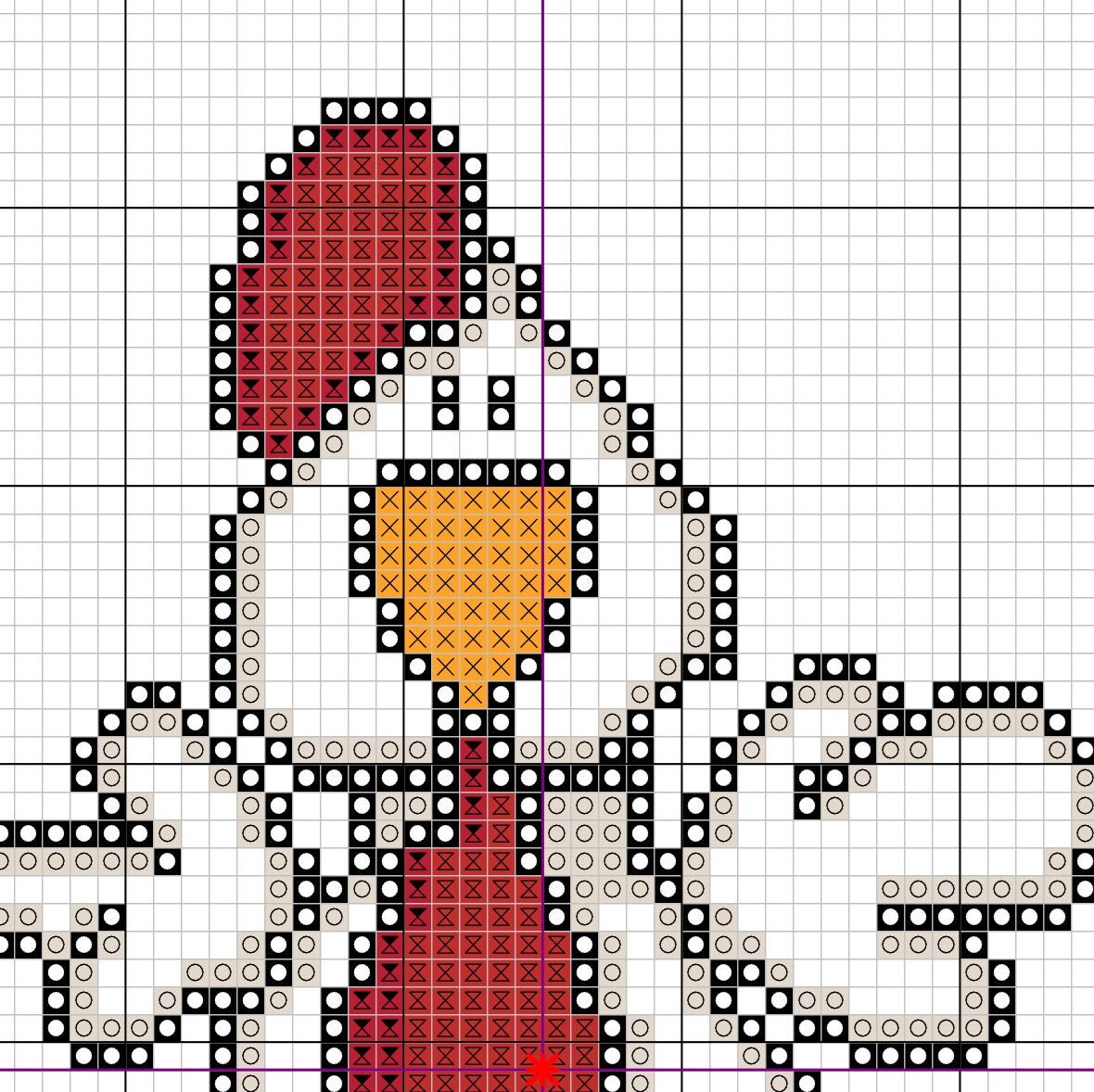 Cross Stitch Pattern Chicken - Etsy
