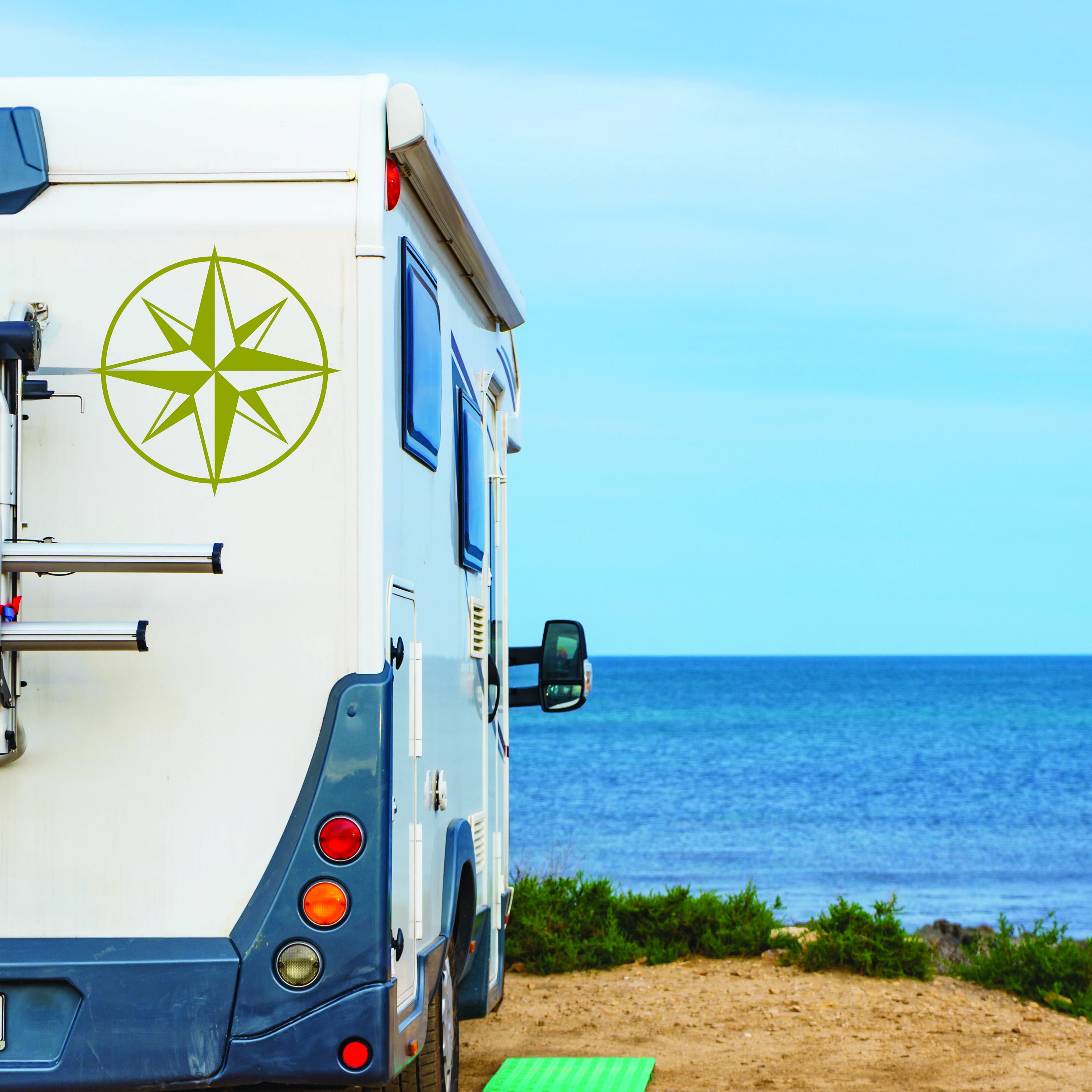 Kompass Sticker, Decal - Etsy