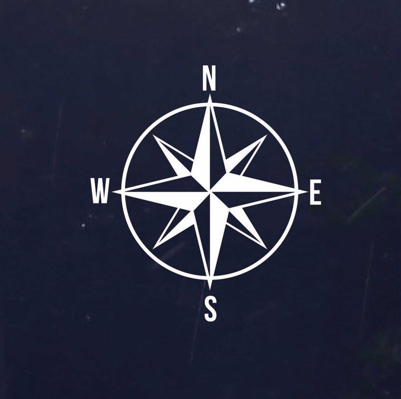 Compass, Vanlife, Sticker - Etsy