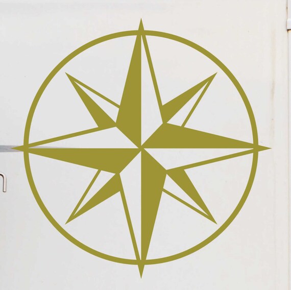 Kompass Sticker Decal - Etsy