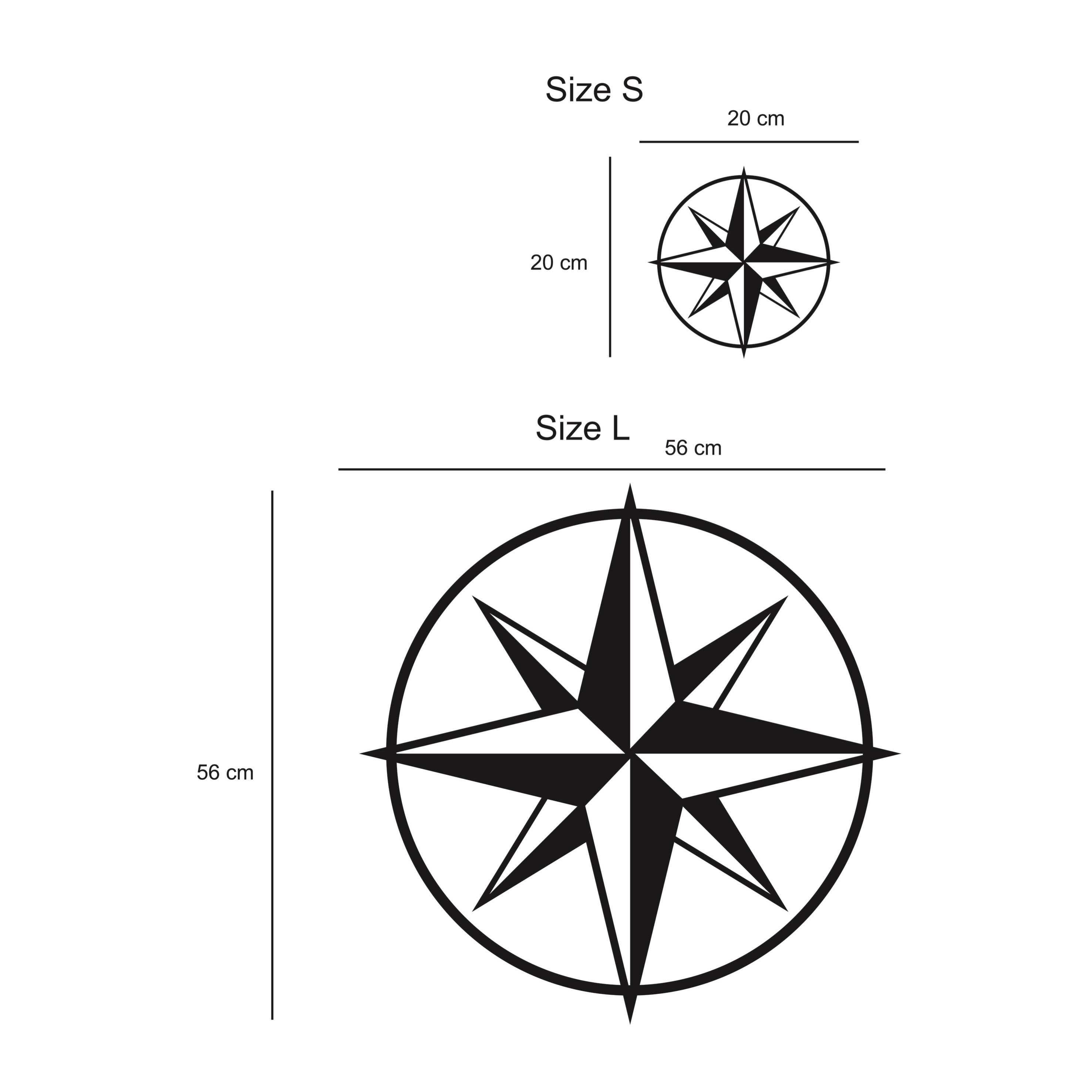 Kompass Sticker, Decal - Etsy