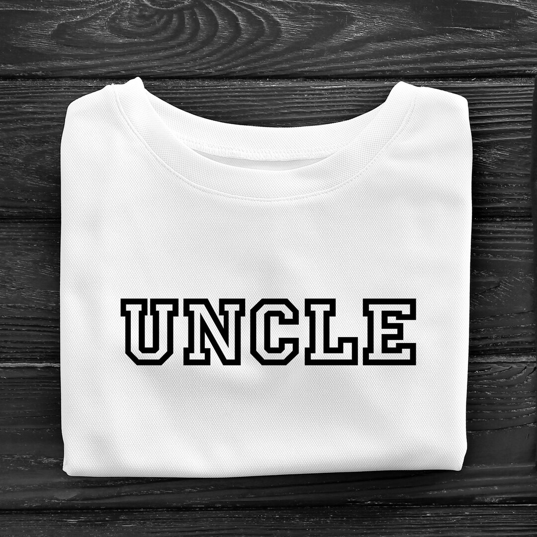 Uncle Svg Uncle Jersey Font Svg Png Uncle Varsity Shirt Svg Uncle ...