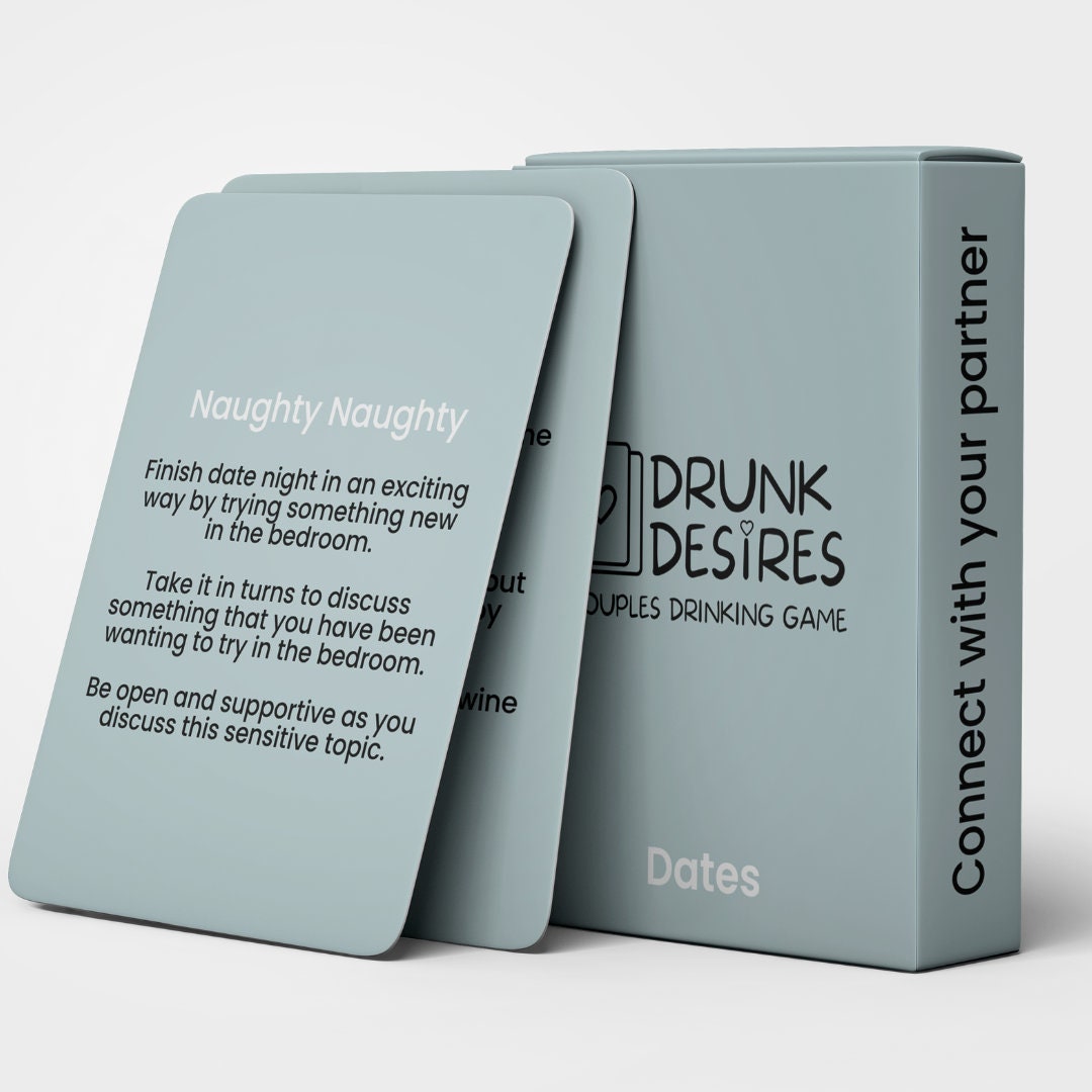 Drunk Desires Dates Couples Drinking Card Game | Valentines Day Gift ...