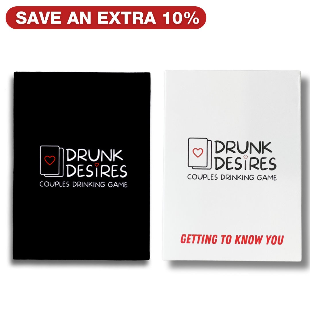 Drunk Desires Connection Bundle Couples Drinking Card Game Valentines Day Gift Couples Naughty ...