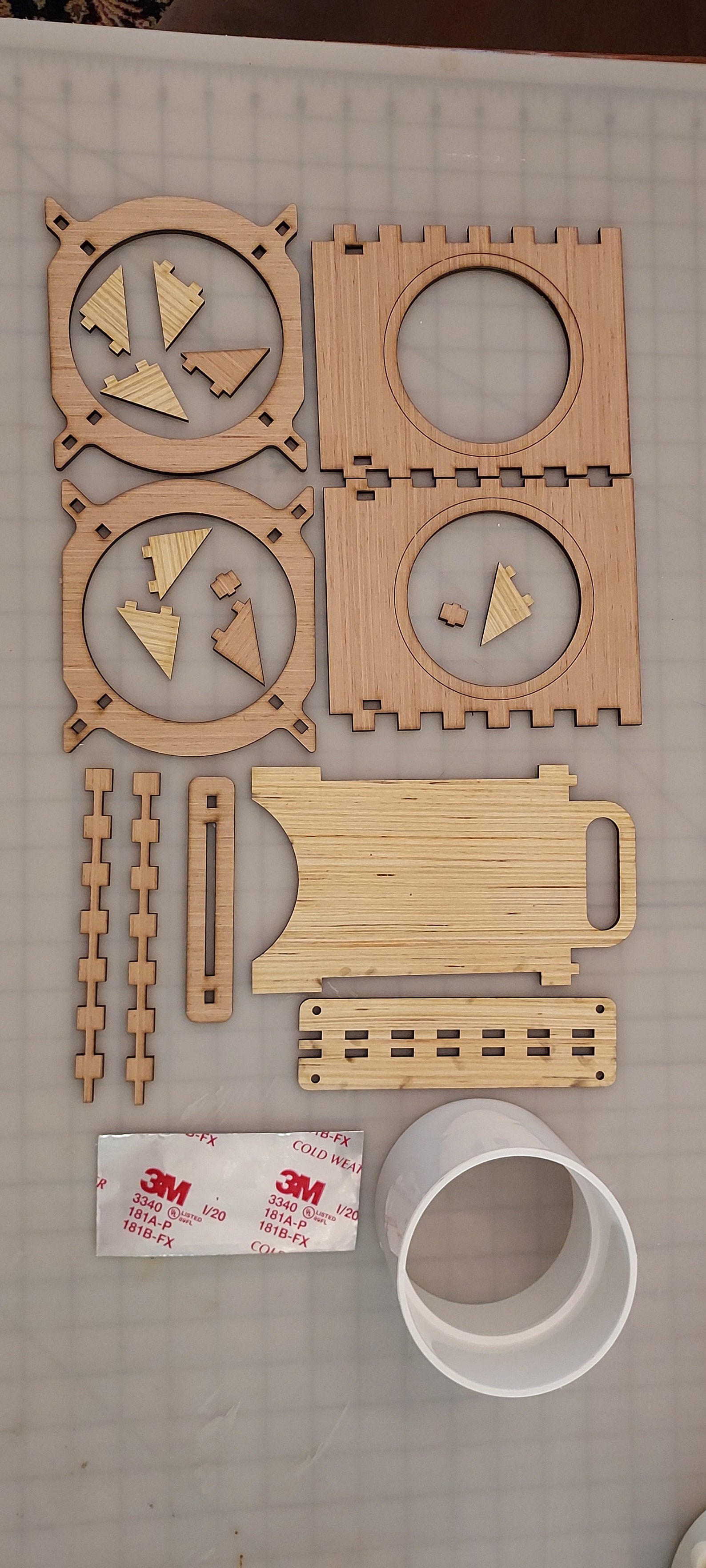 4" Blast Gate SVG DXF Dust Collection Laser Cut Files Lightburn DIY ...