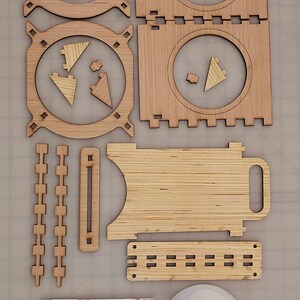 4" Blast Gate SVG DXF Dust Collection Laser Cut Files Lightburn DIY ...