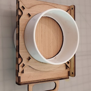 4" Blast Gate SVG DXF Dust Collection Laser Cut Files Lightburn DIY ...