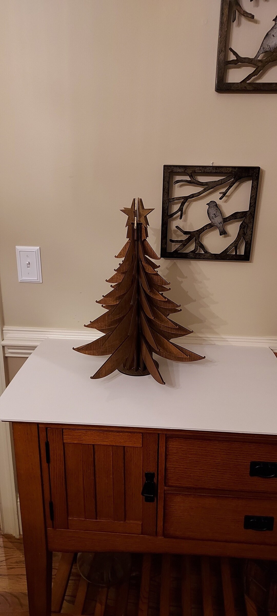 Christmas Trees Snowflake Digital File Craft Hanging Templates Cricut ...