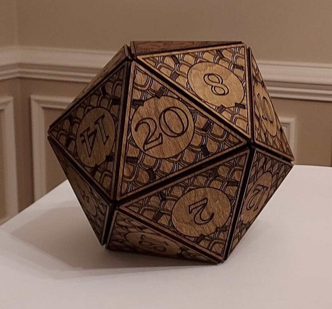 Giant D20 Dice Large 20 Sided Dice Massive Twenty Sided Dice Dnd Dice ...