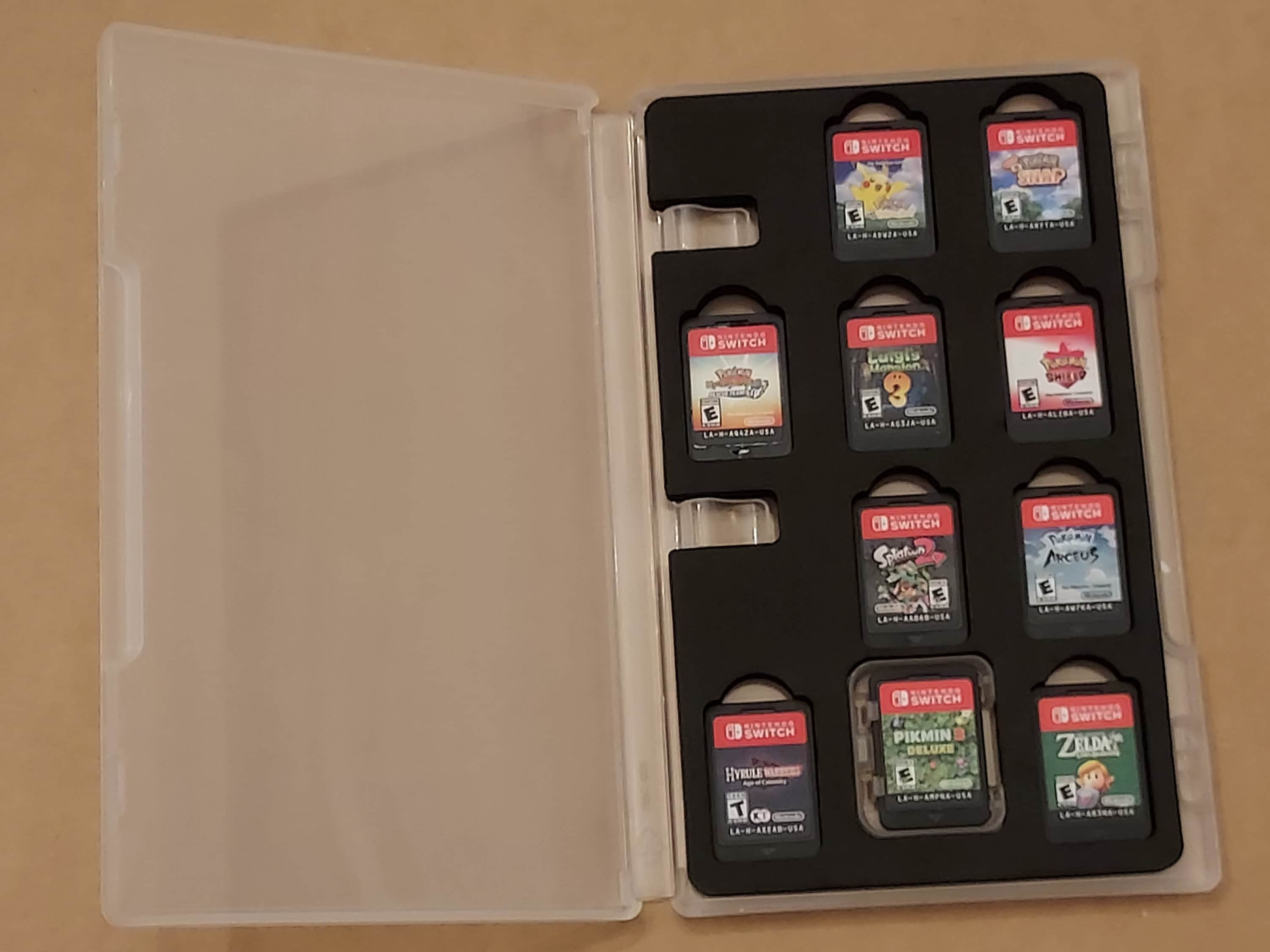 Nintendo Switch Cartridge Insert | 10 Game Storage, CNC Cut Foam - Etsy