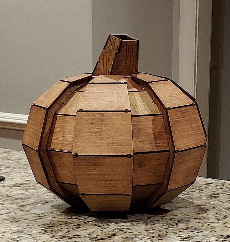 Laser Cut Files SVG DXF AI Pumpkin Jack-o-lantern Halloween 3D Wood ...