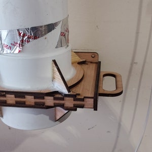 4" Blast Gate SVG DXF Dust Collection Laser Cut Files Lightburn DIY ...