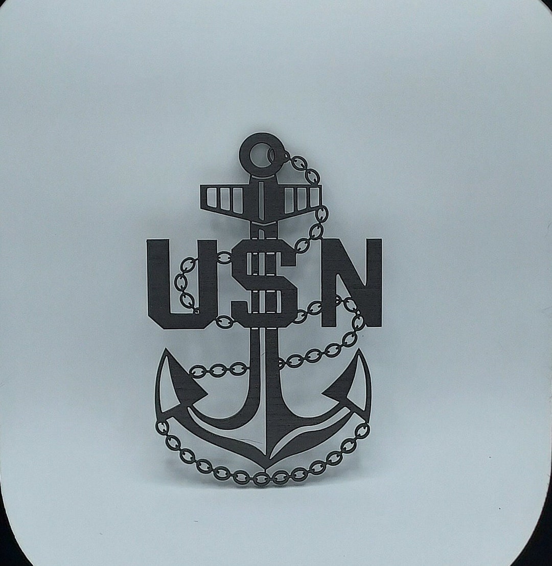 Navy Chief Anchor E-7 Navy Pride Wall Decor Navy Sign Chief Wall ...