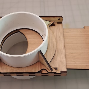 4" Blast Gate SVG DXF Dust Collection Laser Cut Files Lightburn DIY ...