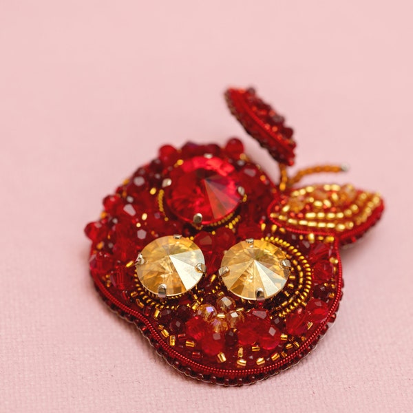 Bead Brooch - Etsy