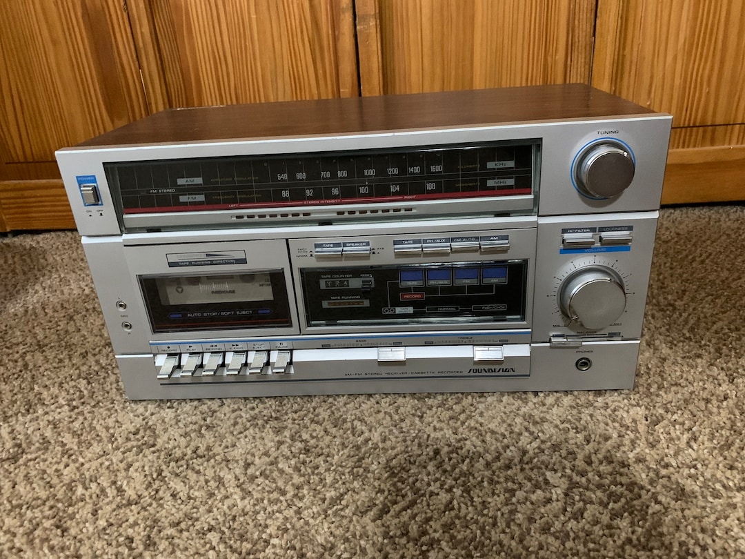 SOUNDESIGN Model 5642 Radio/cassette Player Working - Etsy