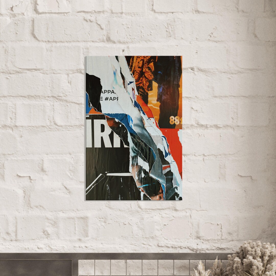 Torn Layered Posters Artistic Posters Propaganda Posters Wall Art Wall ...