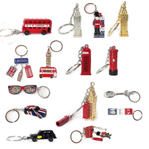 10 X Pieces British England London Key Rings - Keychains Souvenirs ...