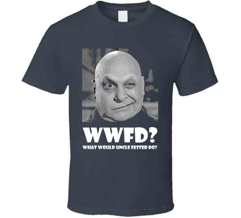Wwfd? What Would Uncle Fester Do the Addams Family T Shirt - Etsy