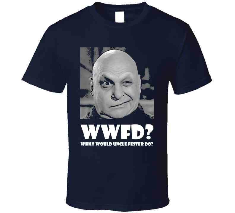 Wwfd? What Would Uncle Fester Do the Addams Family T Shirt - Etsy