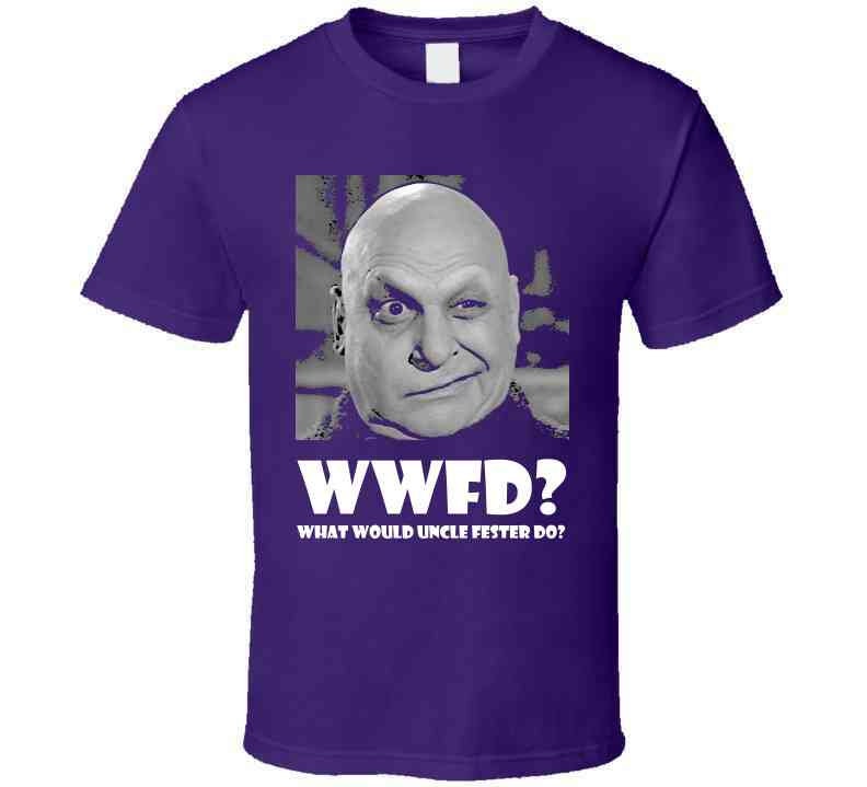 Wwfd? What Would Uncle Fester Do the Addams Family T Shirt - Etsy