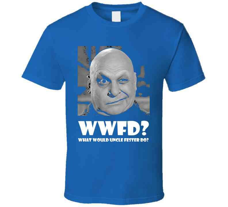 Wwfd? What Would Uncle Fester Do the Addams Family T Shirt - Etsy
