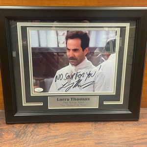 Seinfeld Soup Nazi, Larry Thomas, Autographed & Framed 8x10 Photo - Etsy