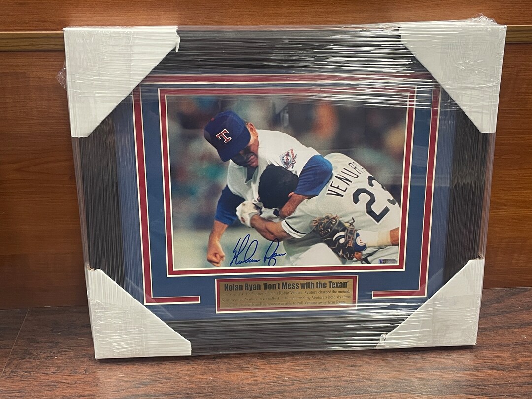 Nolan Ryan Autographed and Framed Photo - Etsy