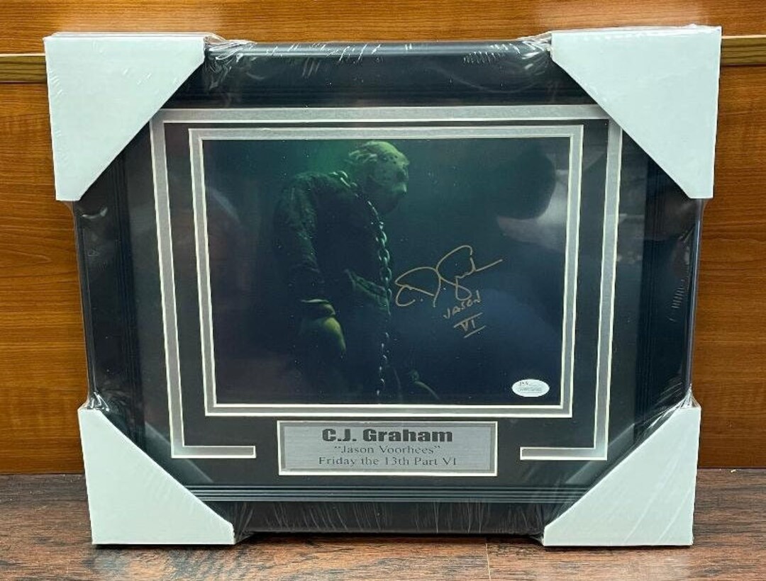 CJ Graham, Jason Voorhees, Autographed & Framed 8x10 Friday the 13th ...