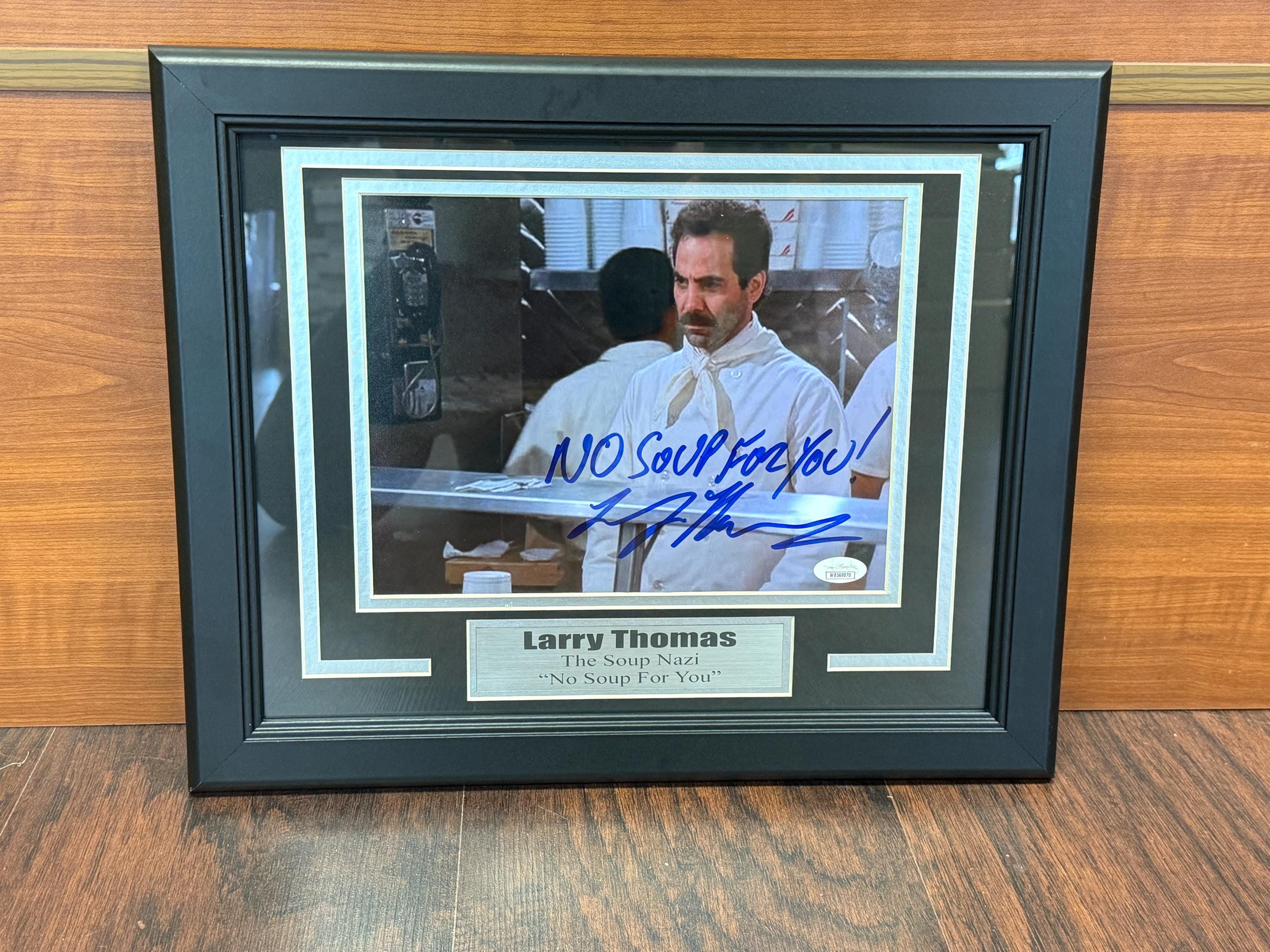 Seinfeld Soup Nazi, Larry Thomas, Autographed & Framed 8x10 Photo - Etsy