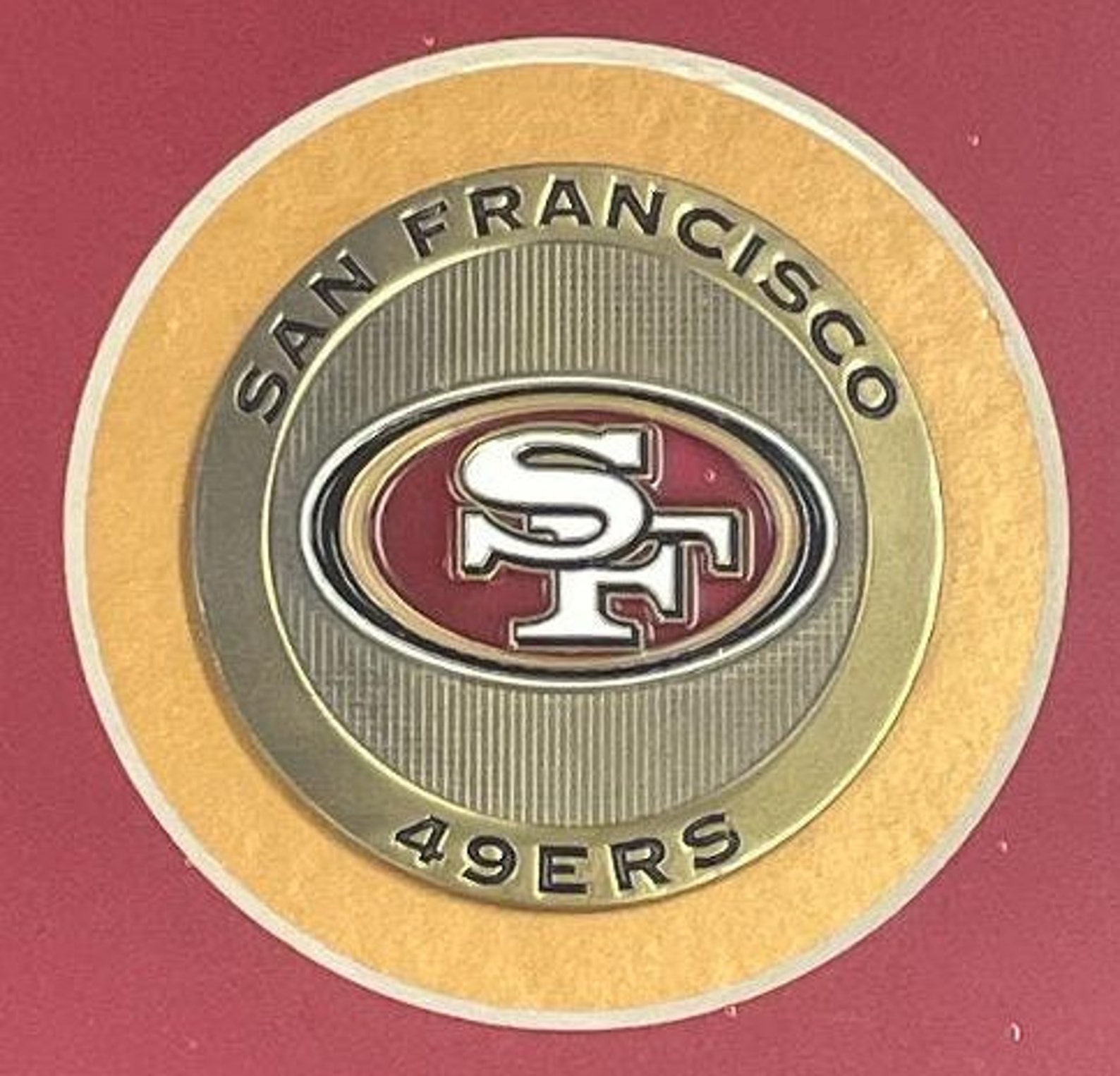 San Francisco 49ers Medallion Horizontal Picture Frame - Etsy