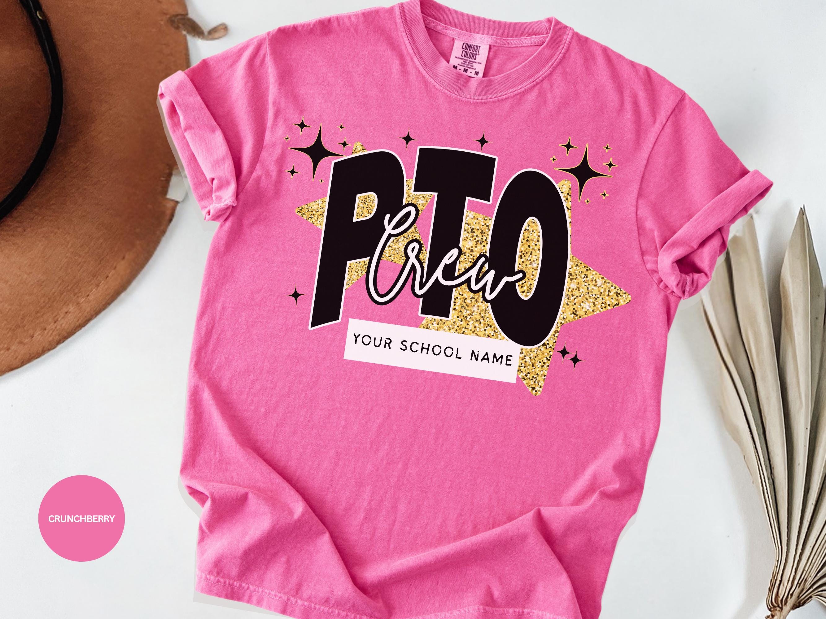 PTO Volunteer Comfort Color Shirt for Parent Teacher Organization, Gift ...