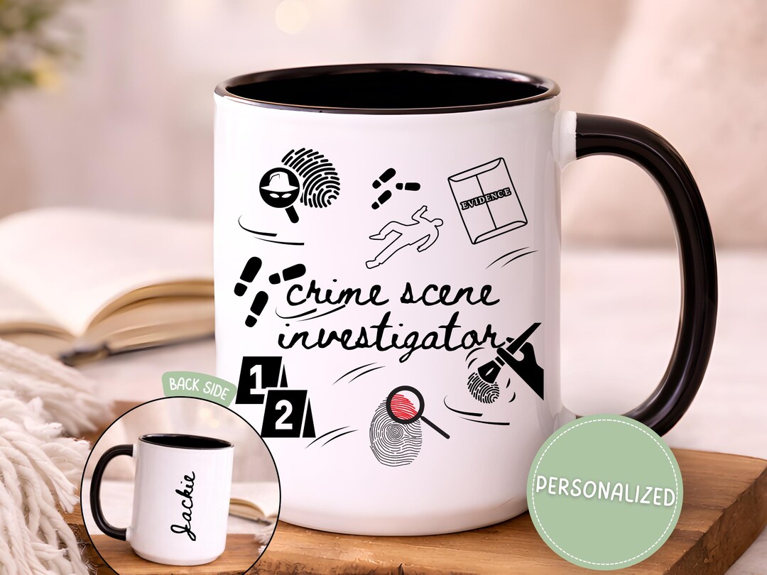 Crime Scene Investigator Personalized Mug Gifts, Forensic Investigator ...