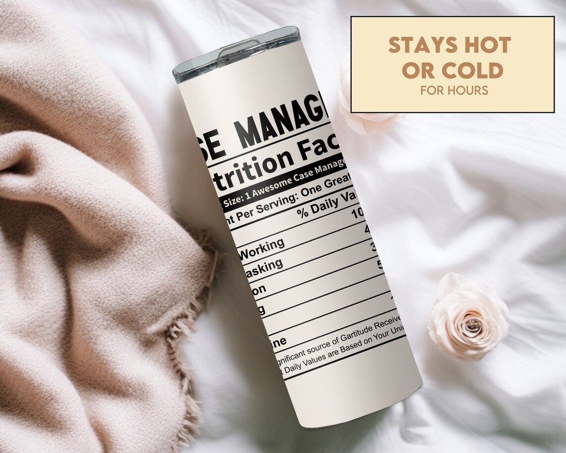 Personalized Case Manager Tumbler Gift Gift for Care - Etsy